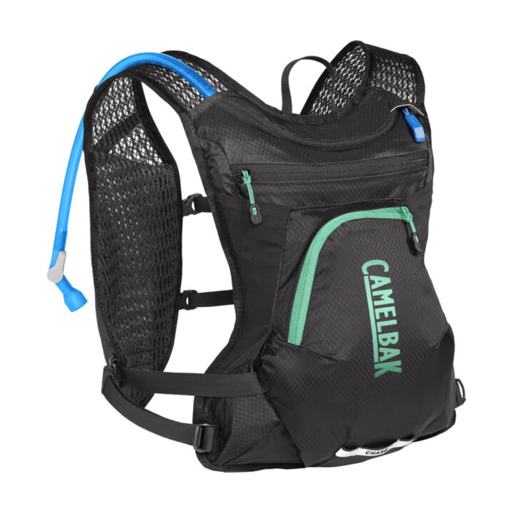 CamelBak Women's Chase Bike Hydration Vest 50 oz, Charcoal/Lake Blue