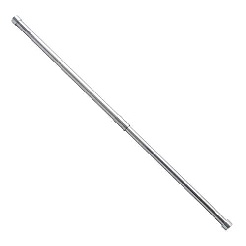 FOMIYES Stainless Steel Clothes Hanging Rod, Retractable Adjustable Pole Post Shelf Closet Hanger Organizer Garment Storage Bar Rack54/ 103 cm