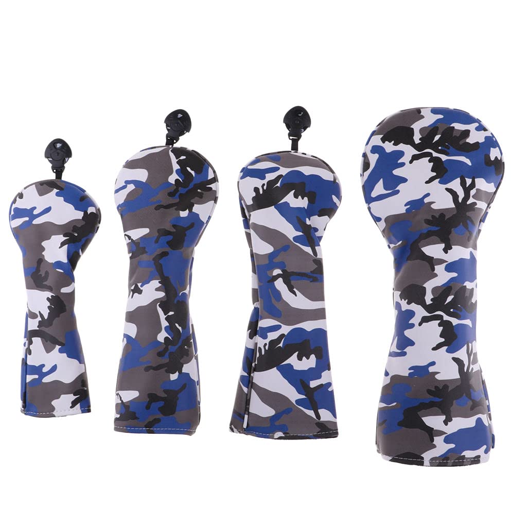 Colcolo Freneci Headcover Driver Wood Headcover 460CC Driver Wood Headcover , Camo Blue