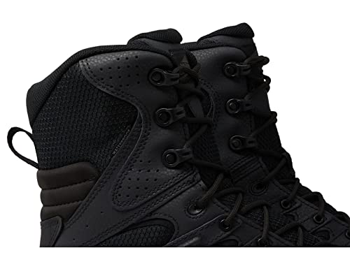 Merrell Men's Moab 3 Tactical 8" Zip Waterproof Military Boot, Black, 11