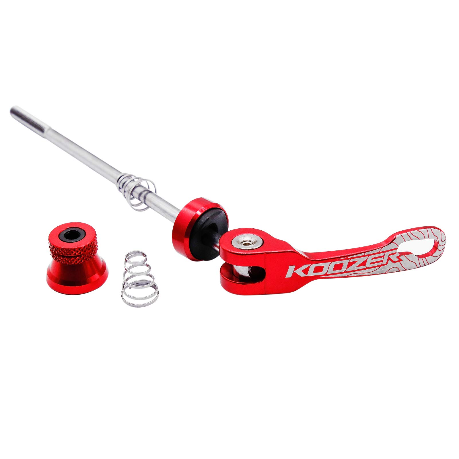 BestPartsCom Bicycle QR Skewer Set Quick Release Axle 100mm/135mm 94g Superlight Red for MTB Mountain Bike