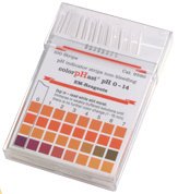 Hach 2601300 pH Paper, 0-14 pH Range, 100/pk
