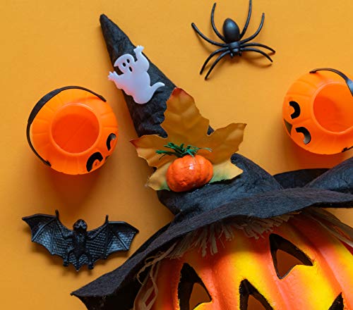 Funnlot Halloween Cauldron Hocus Pocus Cauldron 16PCS MiniĀ Black Witch Cauldron Pots Pumpkin Candy Bucket Witches Cauldron Halloween Cauldron Plastic Cauldron Witch Cauldron