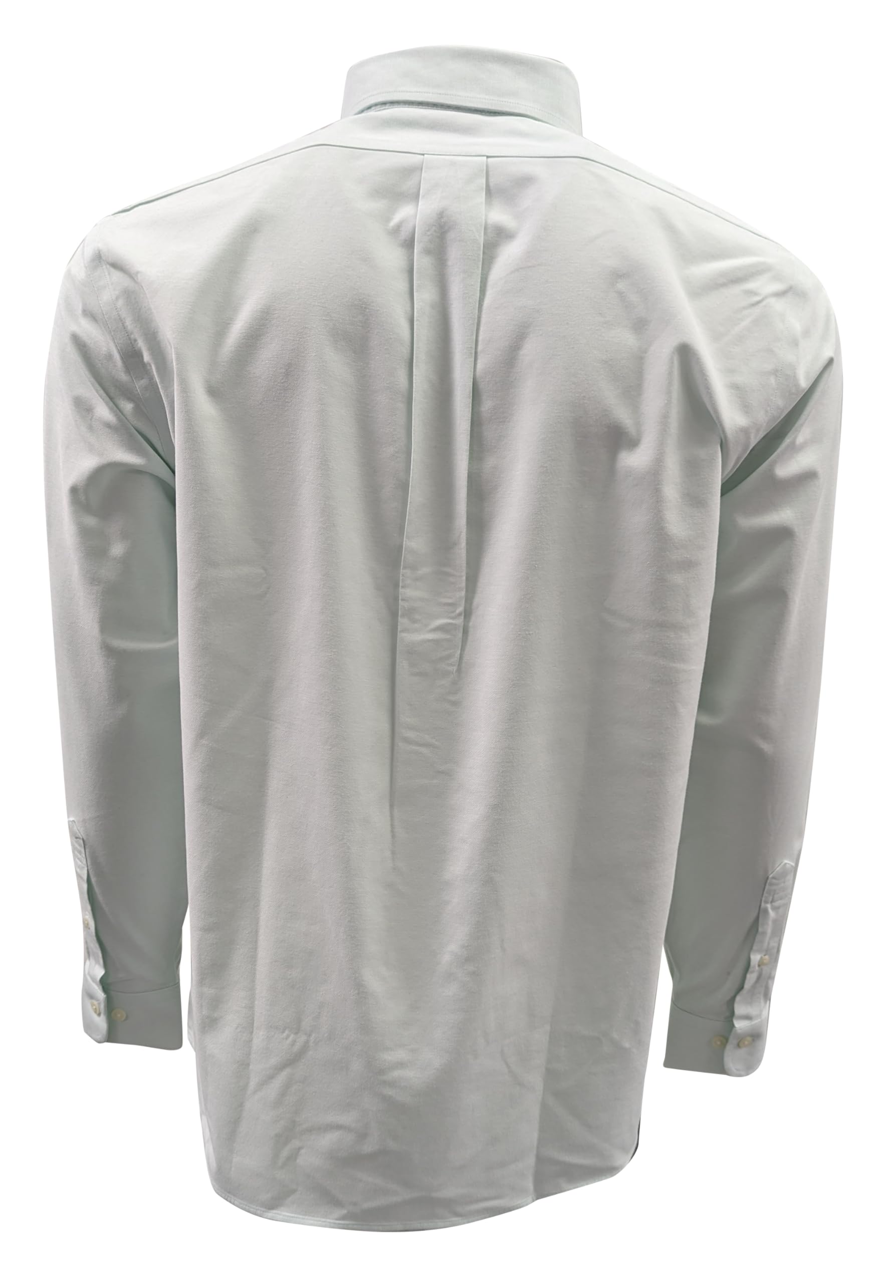 Brooks Brothers Mens Regent Fit All Cotton The Original Polo Button Down Oxford Shirt (Large, White (Light Blue Logo))