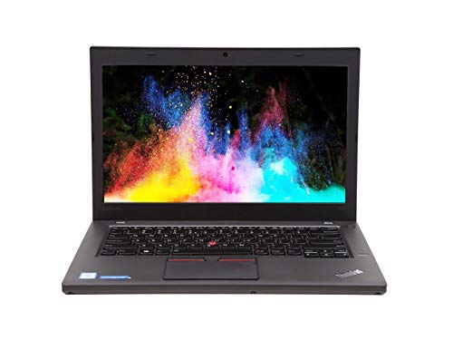 Lenovo ThinkPad T460 14 inches Laptop, Core i5-6300U 2.4GHz, 8GB RAM, 240GB Solid State Drive, Windows 10 Pro 64bit (Renewed)