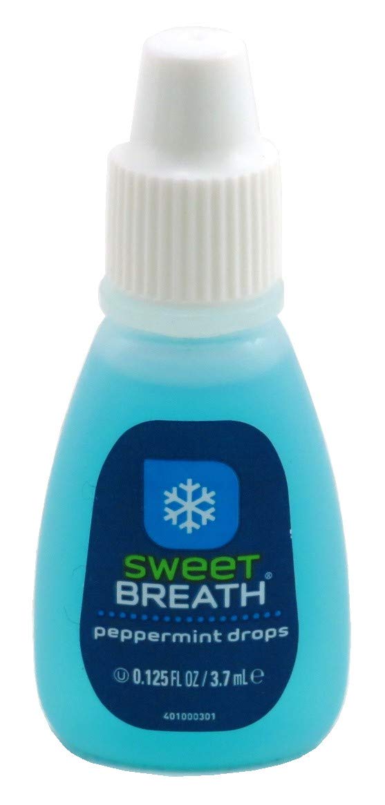 Sweet Breath Drops (48 Pieces) Peppermint (Blue) 0.125 Ounce (4ml)