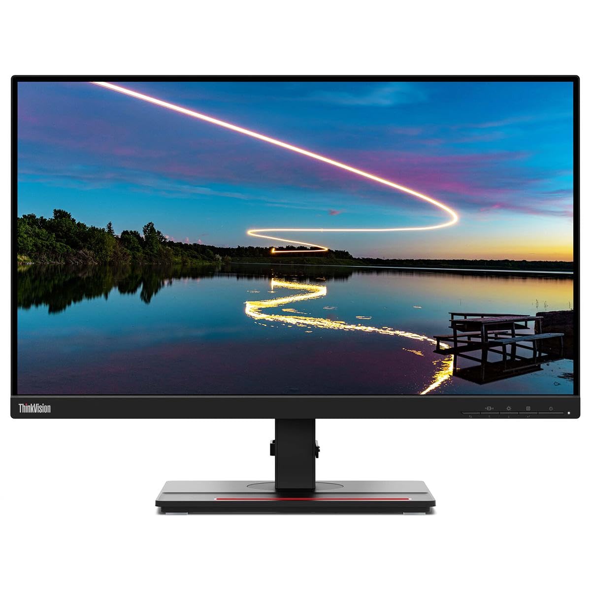 Lenovo ThinkVision E24q-20 23.8" WQHD WLED LCD Monitor - 16:9 - Raven Black