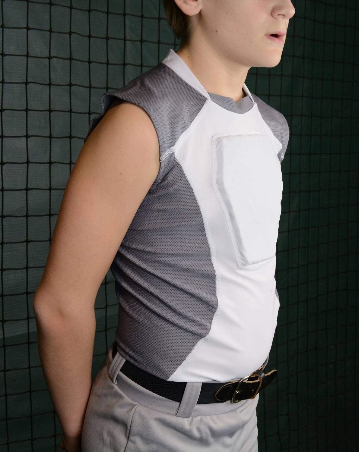 Sports Unlimited Diamond Shield Youth Baseball Sternum Guard Shirt - 2 Pack