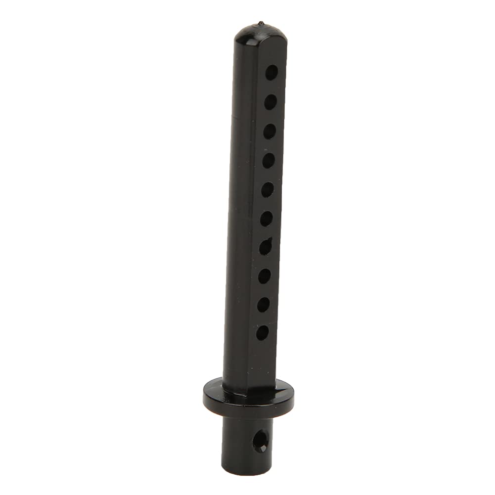 RC Car Shell Column, 4Pcs Remoted Control Model Car Accessory RC Car Shell Column Standoff Pillar with 8Pcs R Pins for SCX10 1/10 RC Crawler Kids Toy Car Upgrade Parts(Black) Car Model Accessories