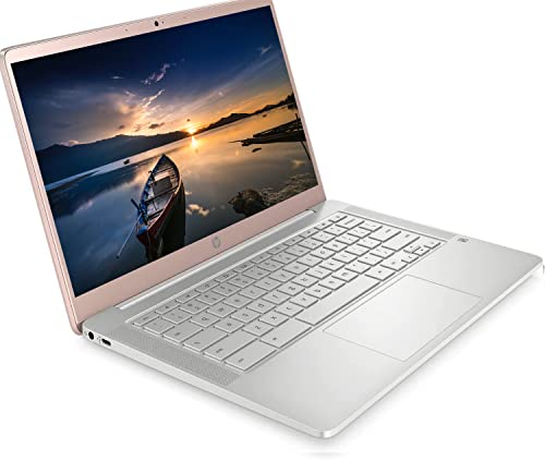 HP 2023 14" HD IPS Touchscreen Chromebook, Intel Celeron N Processor Up to 2.80GHz, 4GB Ram, 128GB SSD, Ultra-Fast WiFi, Chrome OS (Renewed)