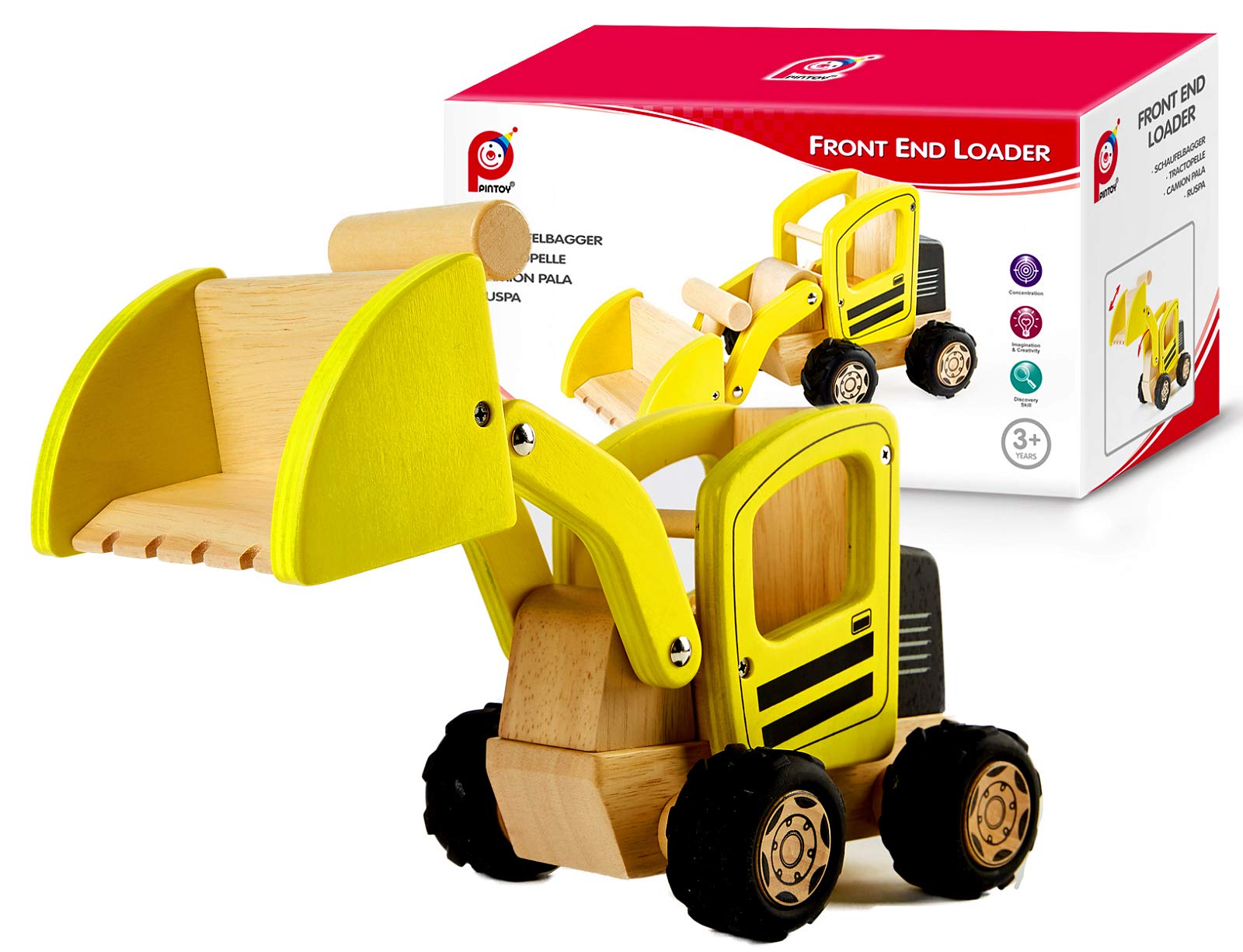 Pintoy Wooden Front End Loader P3002