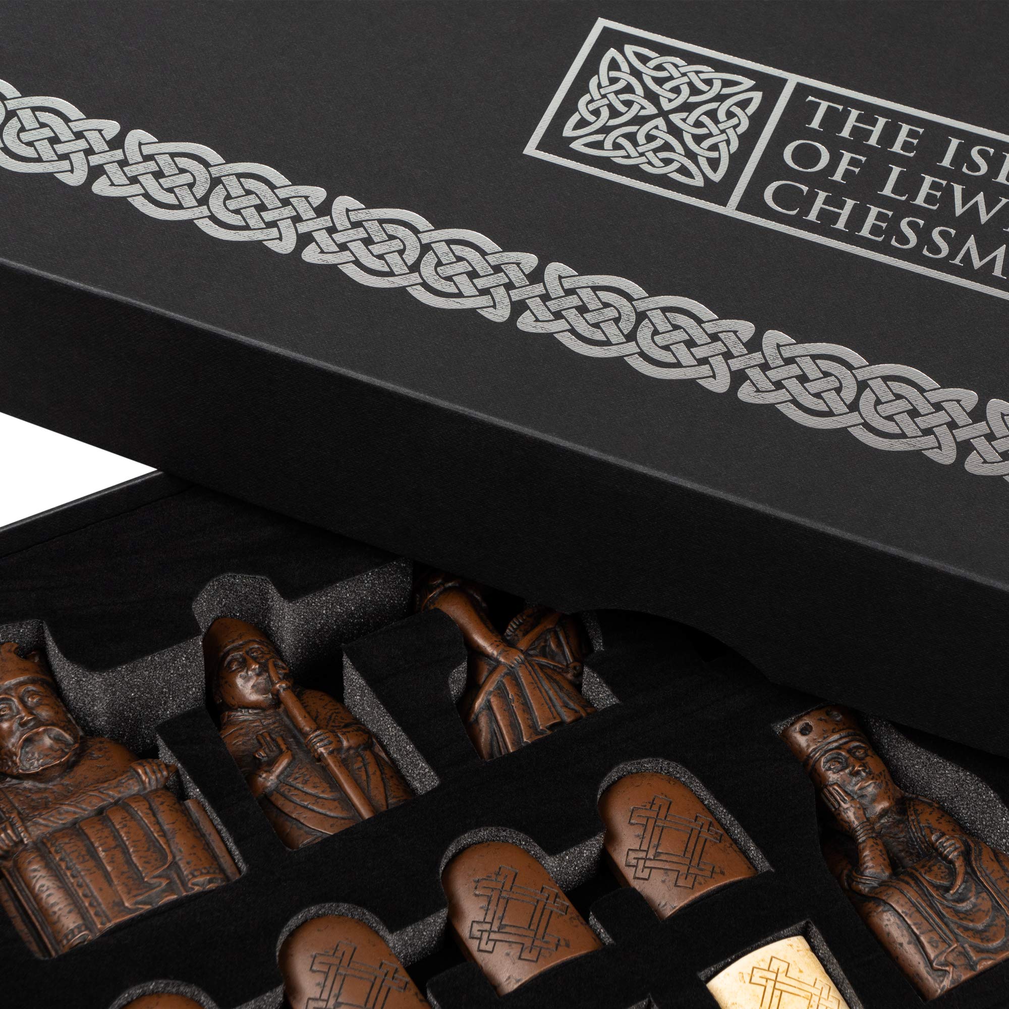 The Isle of Lewis Chessmen - Regency Chess Official Lewis Chess Set - 4 Queen Edition
