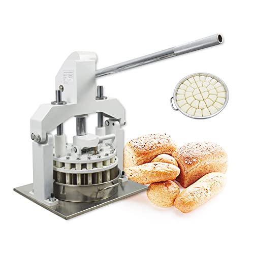 TECHTONGDA Commercial Dough Divider Rounder Machine Desktop 12PCS Manual Dough Cutter Hydraulic Bread Bakery Lump Spacer Dough Dividing Machine 90-480g/pcs
