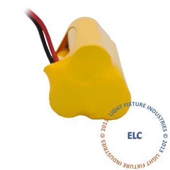 LFI Lights - Emergency Light Battery AA NiCAD 3.6V 900mAh - 1x3 Triangle - BAA36900