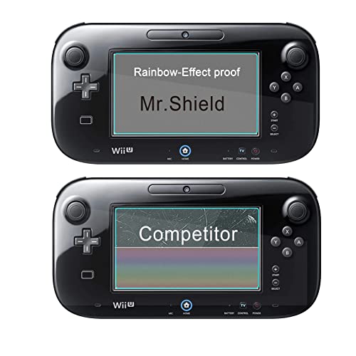 Mr.Shield [3-Pack] Screen Protector For Nintendo Wii U Console [Tempered Glass] [Japan Glass with 9H Hardness] Screen Protector with Lifetime Replacement