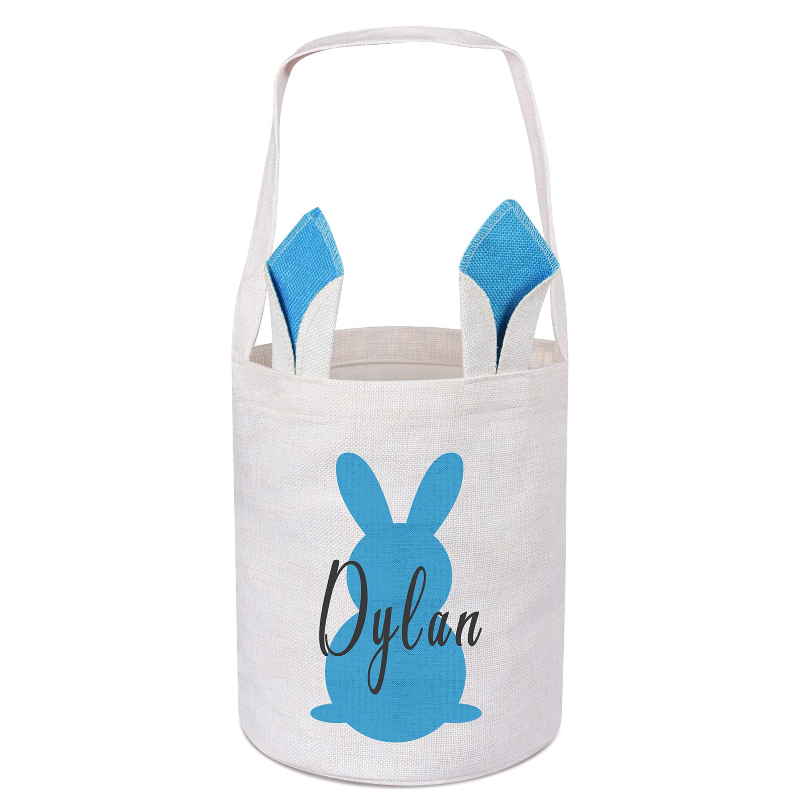 Easter Baskets for Boys Girls, Personalized Easter Basket, Blue Bunny Easter Basket, Kids Easter Basket Idea, Easter Hunt Basket