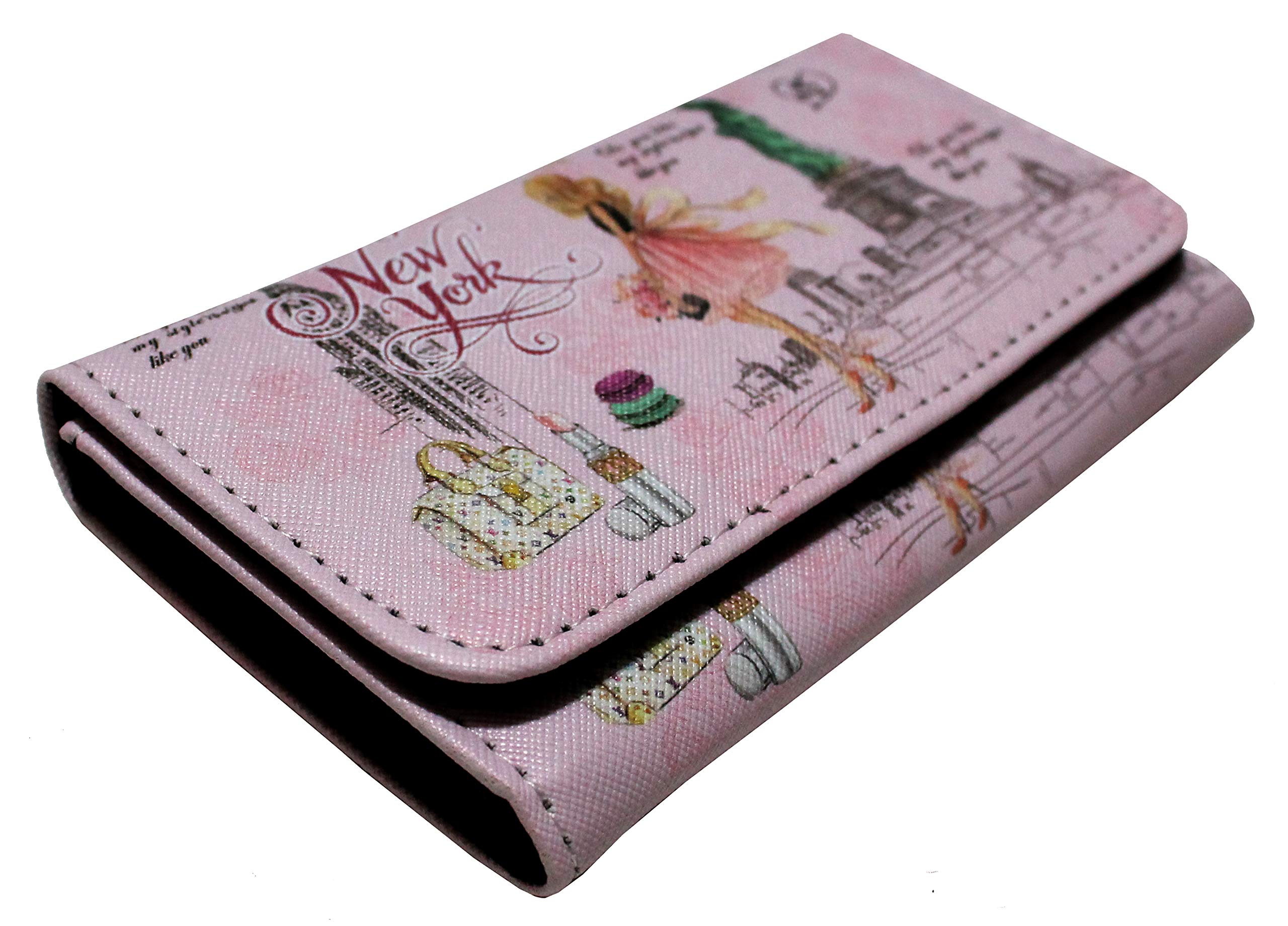 NEW YORK Statue of Liberty Souvenir Gift Purse Wallet (Skirt-Pink)