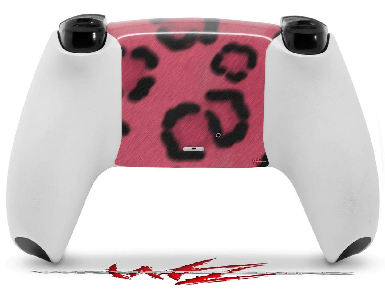WraptorSkinz Skin Wrap compatible with Sony PS5 DualSense Controller Leopard Skin Pink (CONTROLLER NOT INCLUDED)