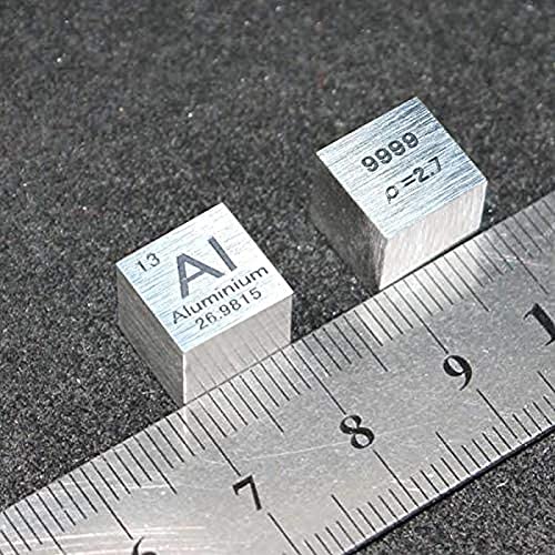 GOONSDS Element Cube - Metal Density Cubest for University Lab and Student Gift Ornament Collection,Aluminum al