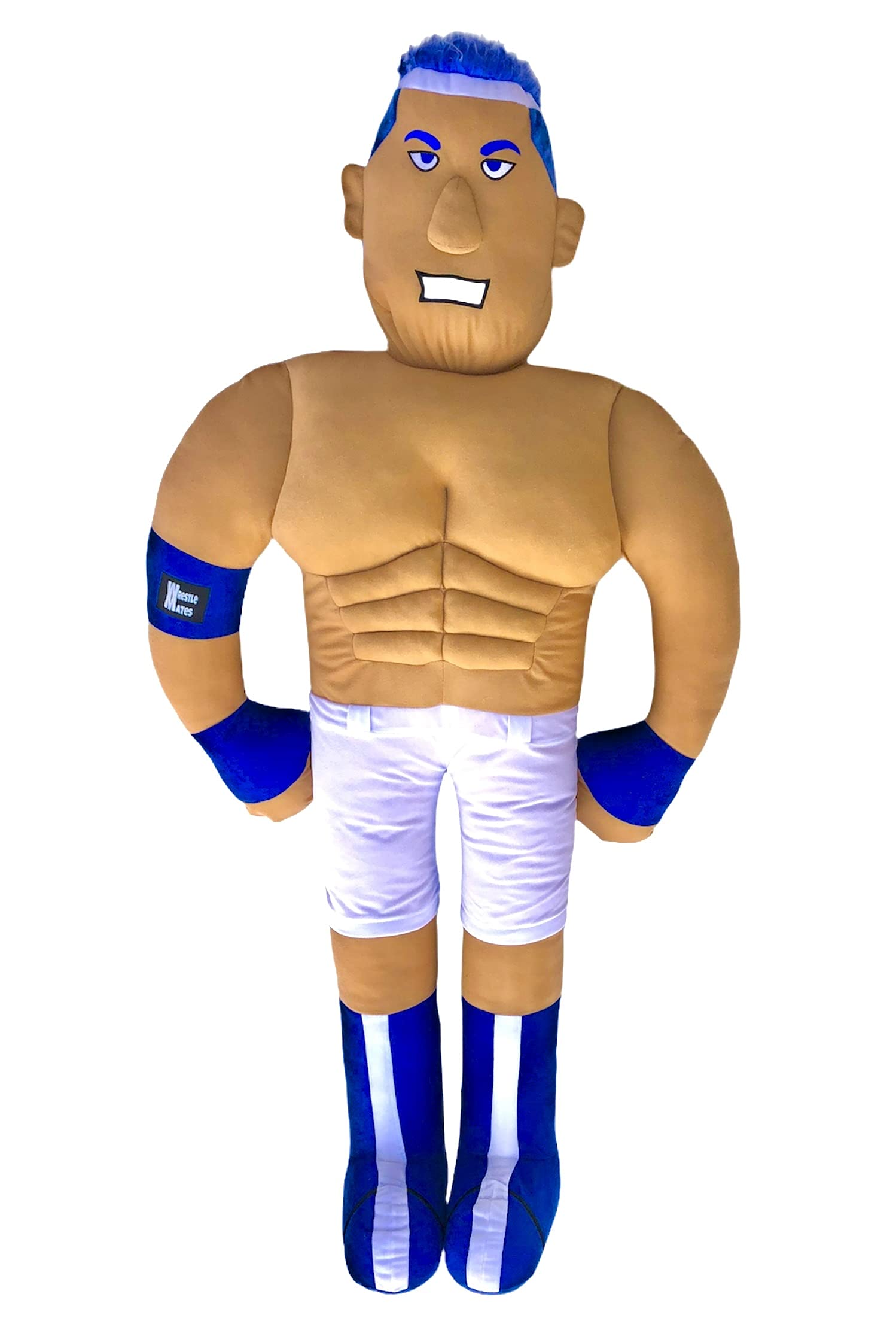 Wrestle Mates 4 Foot Tall Large Stuffed Wrestling Doll (Raz Blue Hair Dummy