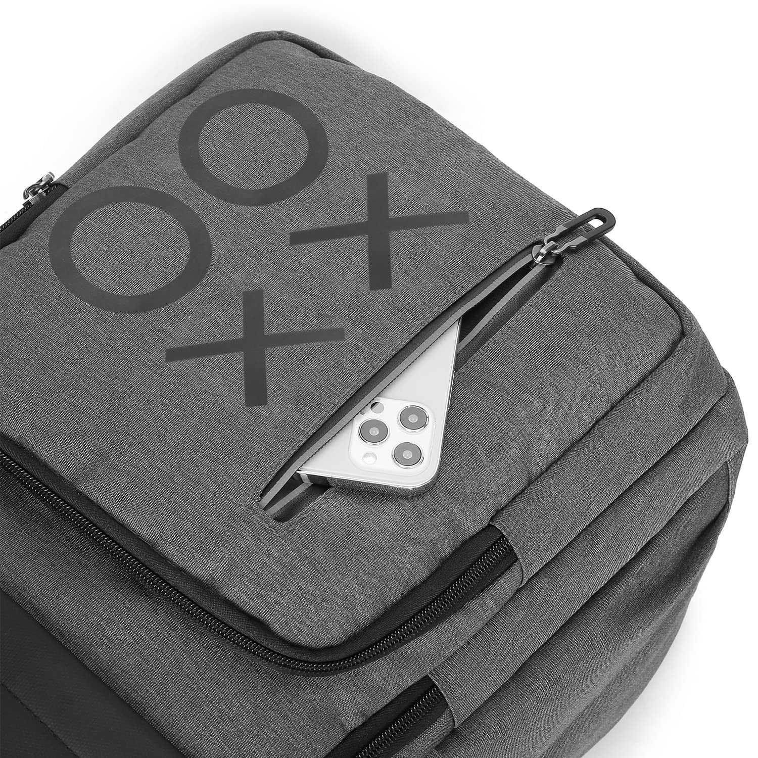 YB-OSANA Game Cosole Backpack Travel Bag Travel Carrying Case for PS5/PS4 Console and Accessories (Grey)