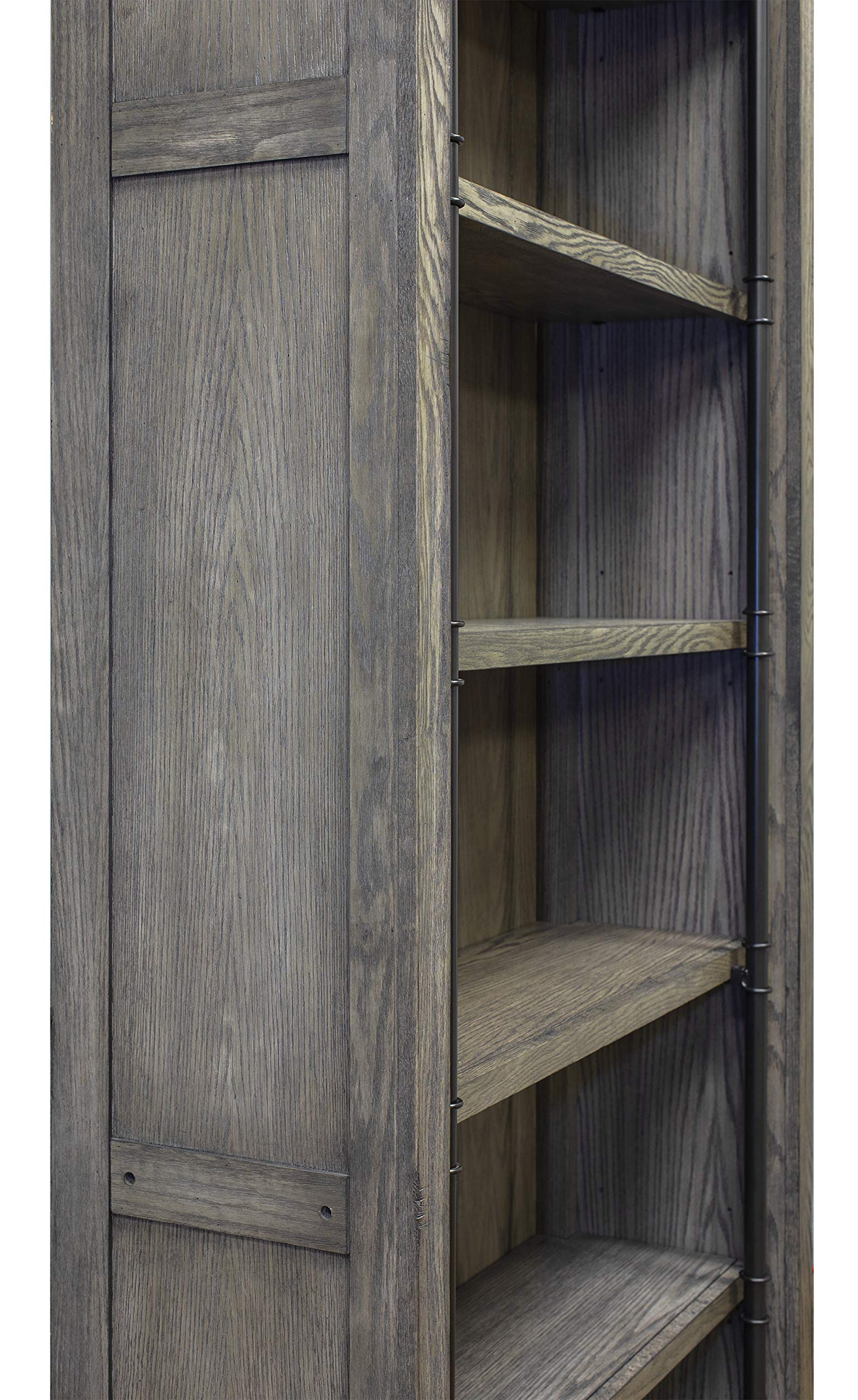 Martin Furniture Avondale 3 Bookcase Wall Gray