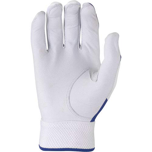 Marucci Youth Crest Baseball/Fastpitch Batting Gloves, Navy Blue, Youth Large