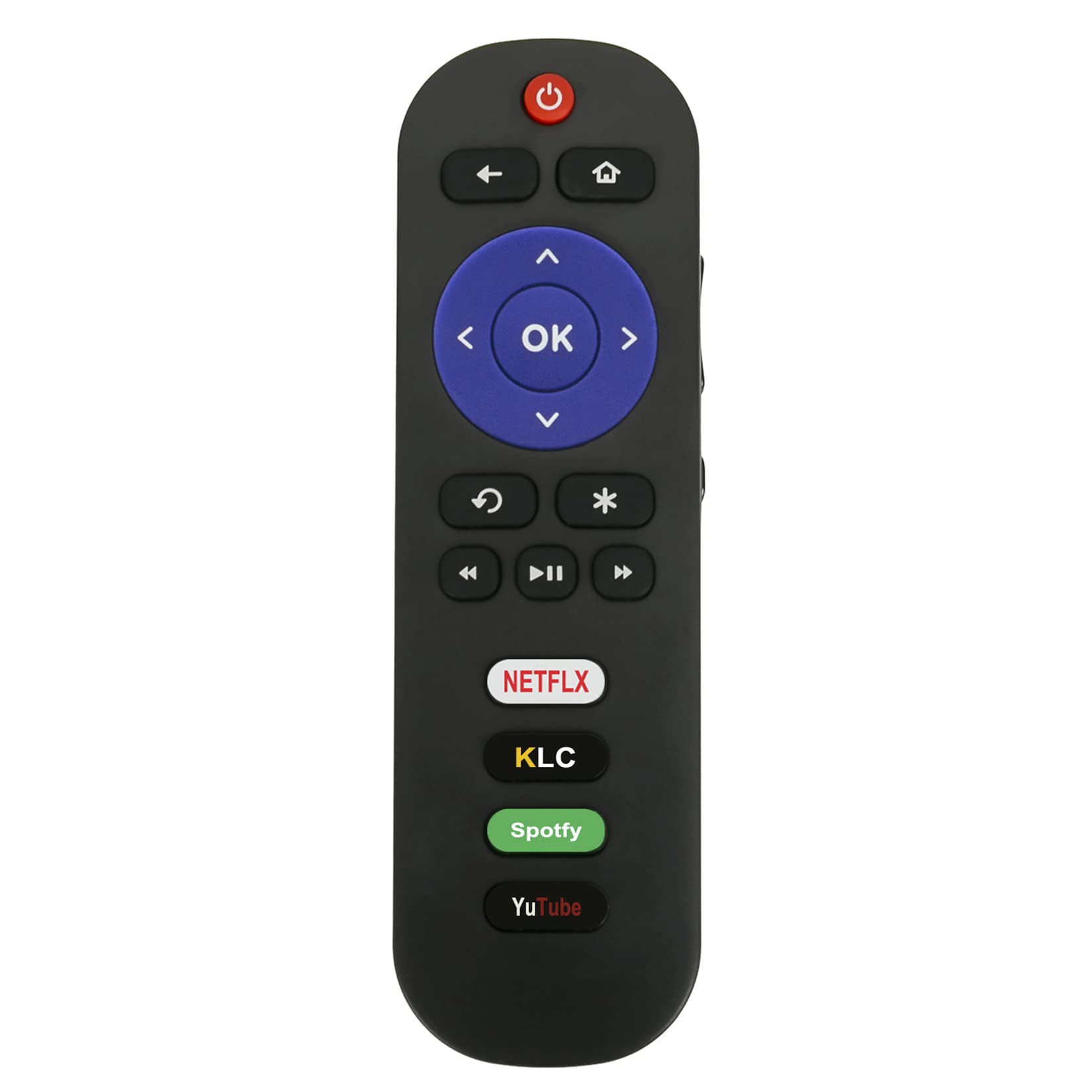 New RC280 Replacement Remote Control fit for S327 S401 S403 Series TCL Smart Value LED 4K ROKU TV 32S327 55S401 65S401 43S403 49S403 55S403 65S403 with 4 Shortcut Key