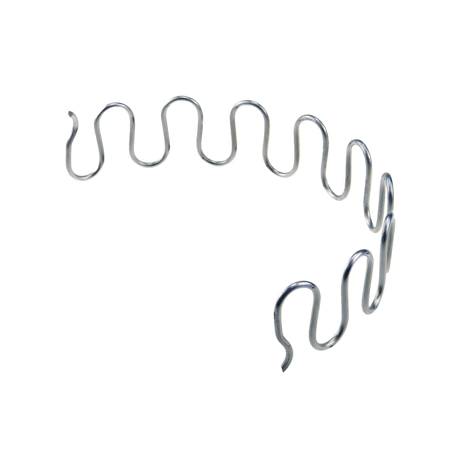 Coshar 3Pcs 16-Inch Sofa Upholstery Spring Replacement, Furniture Recliner Couch Repair Set, Screws and Clips Included - Silver