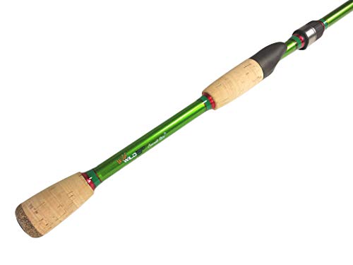 Carrot Stix Spinning Wild Wild Green PRO Greenwater Inshore Fishing Rod (7'0" Medium Light)