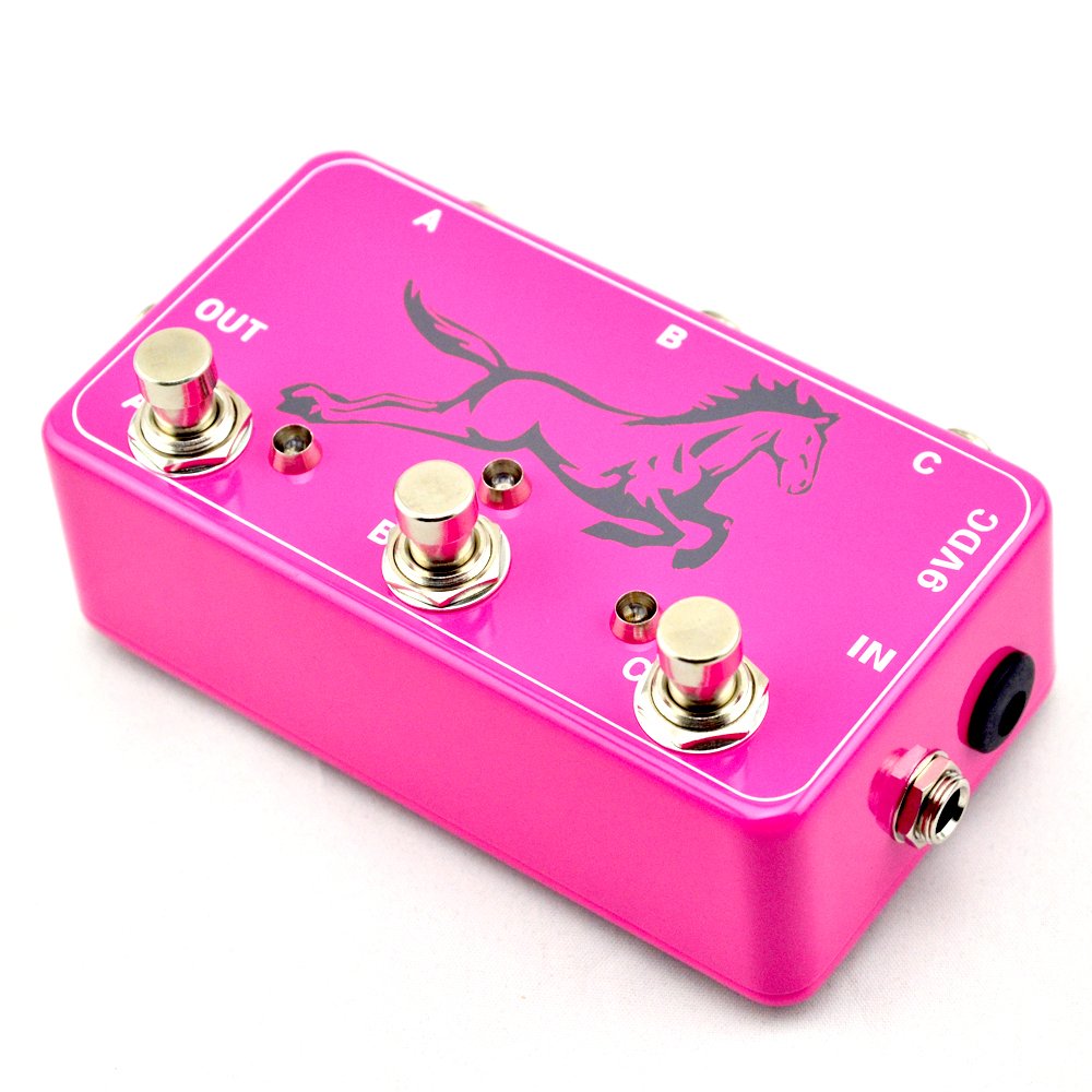 New Three Way Switch Pedal-Guitar Loop Pedal Switch Board-True Bypass- Guitar Effects pedal switch For Electric Guitar Guitar Parts Accessories Brown