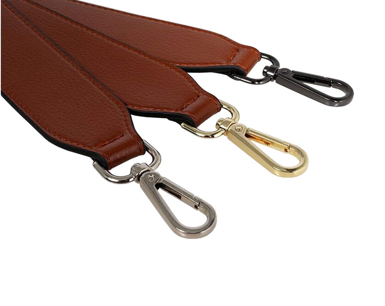 Reason Charm Purse Straps Replacement PU Leather Handbags Strap Shoulder Bag Straps Phone Pendant (Brown)