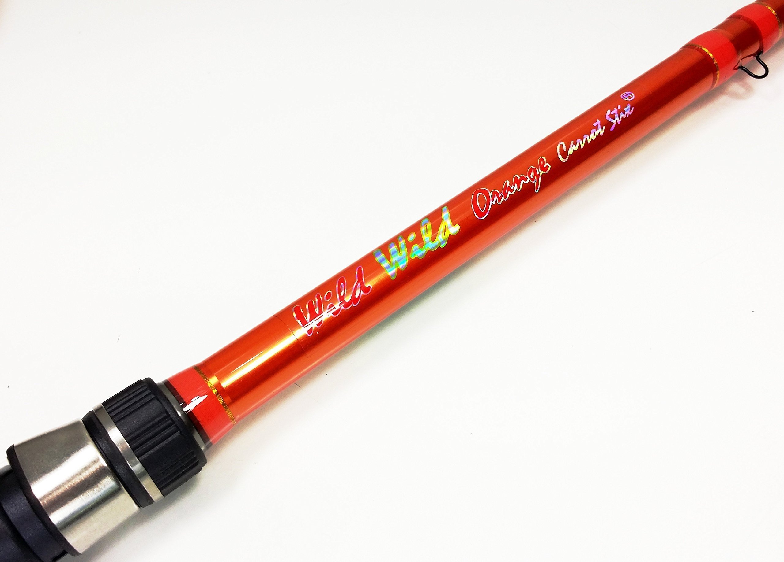 Carrot Stix Wild Wild Orange Casting Fishing Rod W/ Semi Micro Guides ( Medium/Heavy/7-Feet)