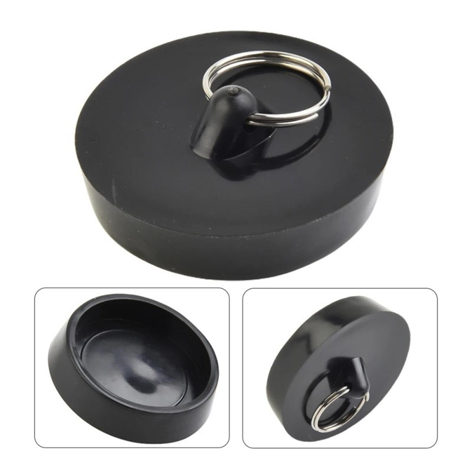 Drain Plug for Sinks - Button Sink Plug | Garbage Disposal Plug Stopper | Garbage Disposal Sink Drain Plug, Good Elasticity Sink Sealing Plug for Kitchen Sinks, Bathtubs, Sewage Pond
