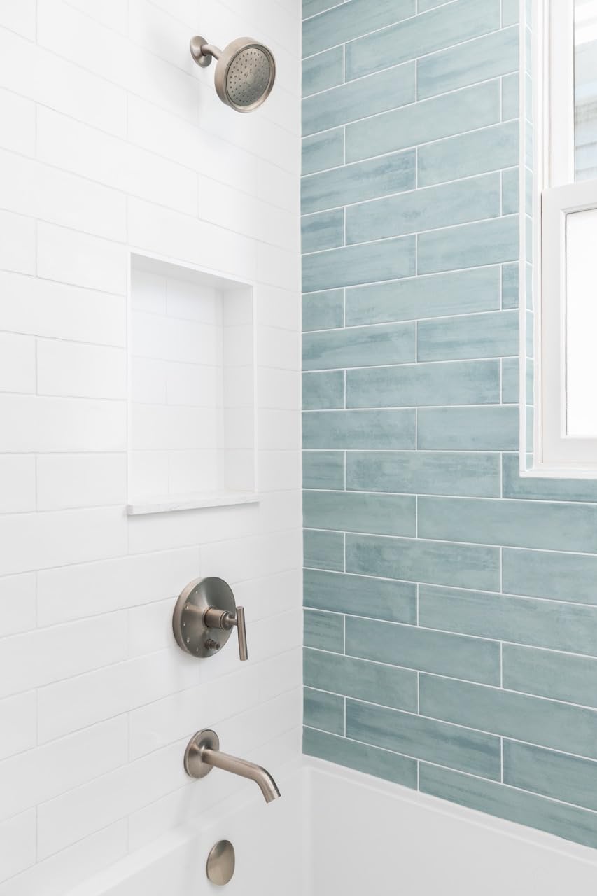 EZ NICHES New 14" X 22" - Ready for Tile Recessed Shampoo Waterproof Wall Niche Shelf