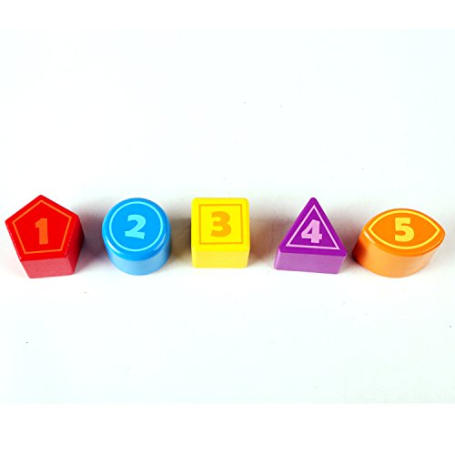 Hape Turtle Shape Sorter Wooden Toys Turtle Wooden Blocks Shape Sorter Pull Toys for Toddlers, Infant Shape Sorter Travel Toys