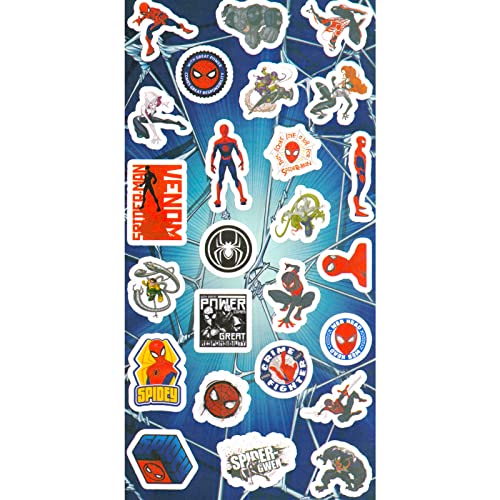 Spiderman Lunch Box for Boys Set - Spiderman Lunch Box, Water Bottle, Backpack Clip, Stickers, More | Spiderman Lunch Bag