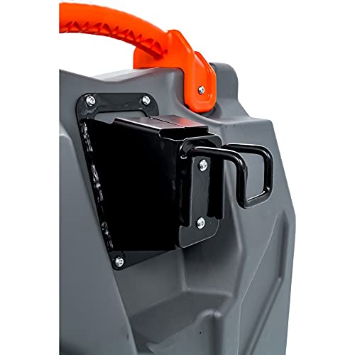 Camco Rhino 28-Gallon Portable Camper / RV Tote Tank - Features Large Heavy-Duty No-Flat Wheels & Built-In Gate Valve - Removable Steel Tow Adapter, 3β RV Sewer Hose & More RV Accessories (39004)