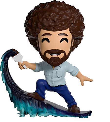 Youtooz Bob Ross Happy Accidents Action Figure, Bob Ross Figure 5" Vinyl Figure Bob Ross Collection