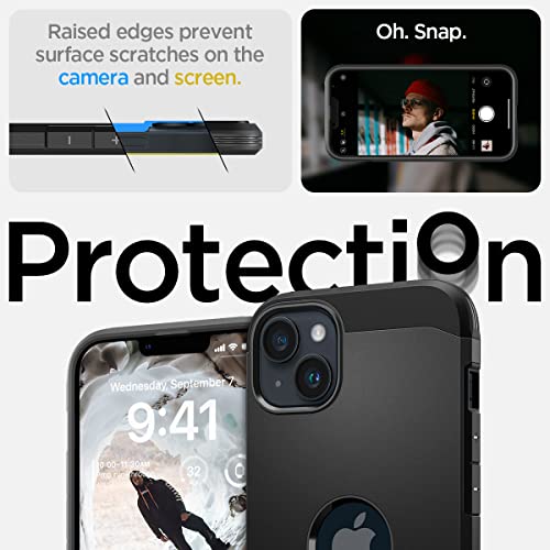 Spigen Tough Armor (MagFit) Compatible with MagSafe Designed for iPhone 14 Plus Case (2022) - Black