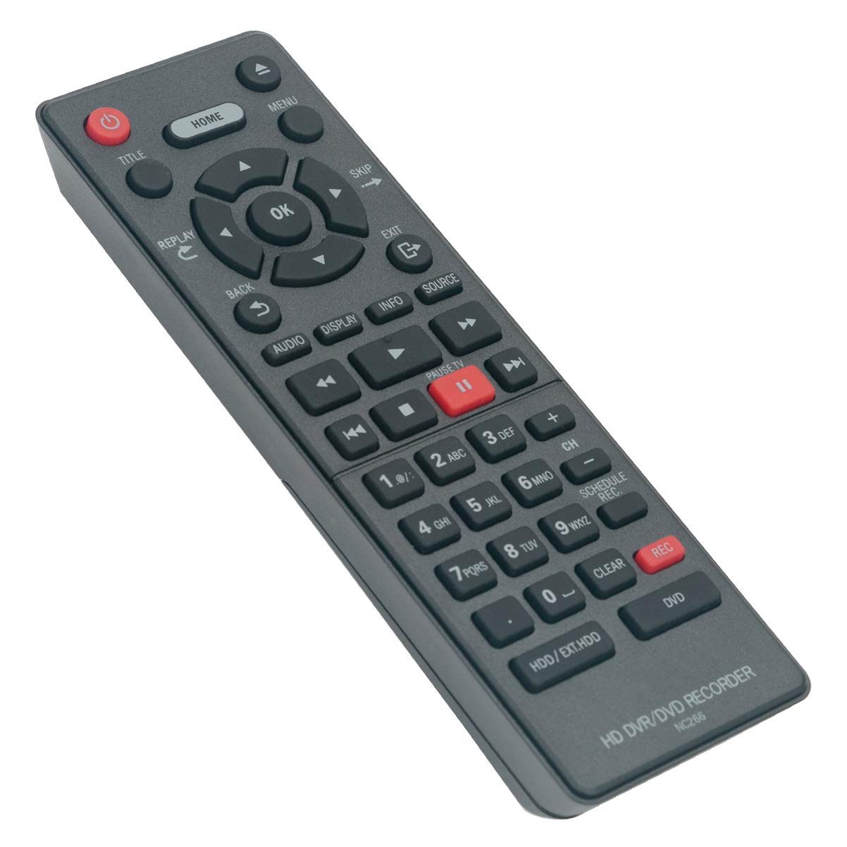 NC266UH NC266 Replacement Remote Control Applicable for Magnavox HD DVR DVD Recorder MDR868H MDR868H/F7 MDR865H MDR865H/F7 MDR867H MDR867H/F7 MDR515H/F7