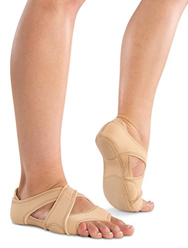 Danshuz Women's Neoprene Cross Wrap Tan Footundeez L