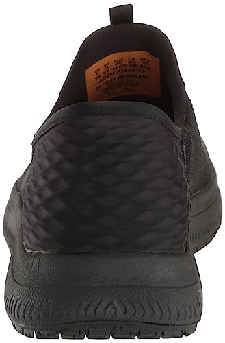 Skechers Women's Hands Free Slip-Ins Summits SR Food Service Shoe, BBK, 7.5 Wide