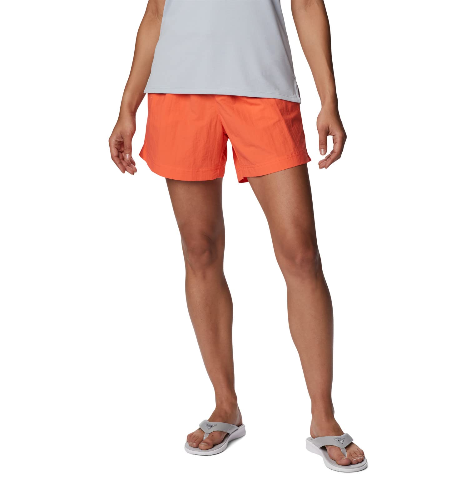 Columbia Women's Standard Backcast Water Short, Corange, Large x 5L