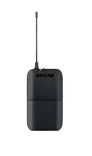 Shure BLX14R UHF Wireless System for Guitar and Bass - 14-Hour Battery Life, 300 ft Range, UHF | Includes 1/4" Jack Instrument Cable & Single Channel Rack Mount Receiver | H11 Band (BLX14R-H11)