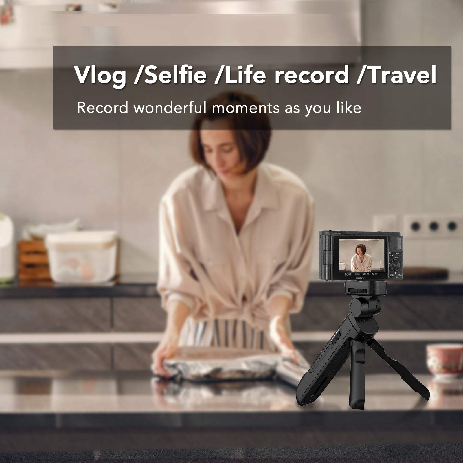 Camera Remote Control Shooting Grip and Tripod for Nikon COOLPIX B600, A1000, P1000, Z50, P950