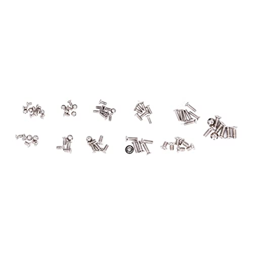 Computer Screw, Flat Head Computer Screws Set Standard Metric 600Pcs Replacement M2 M2.5 M3 Non Slide for Laptop(Silver)