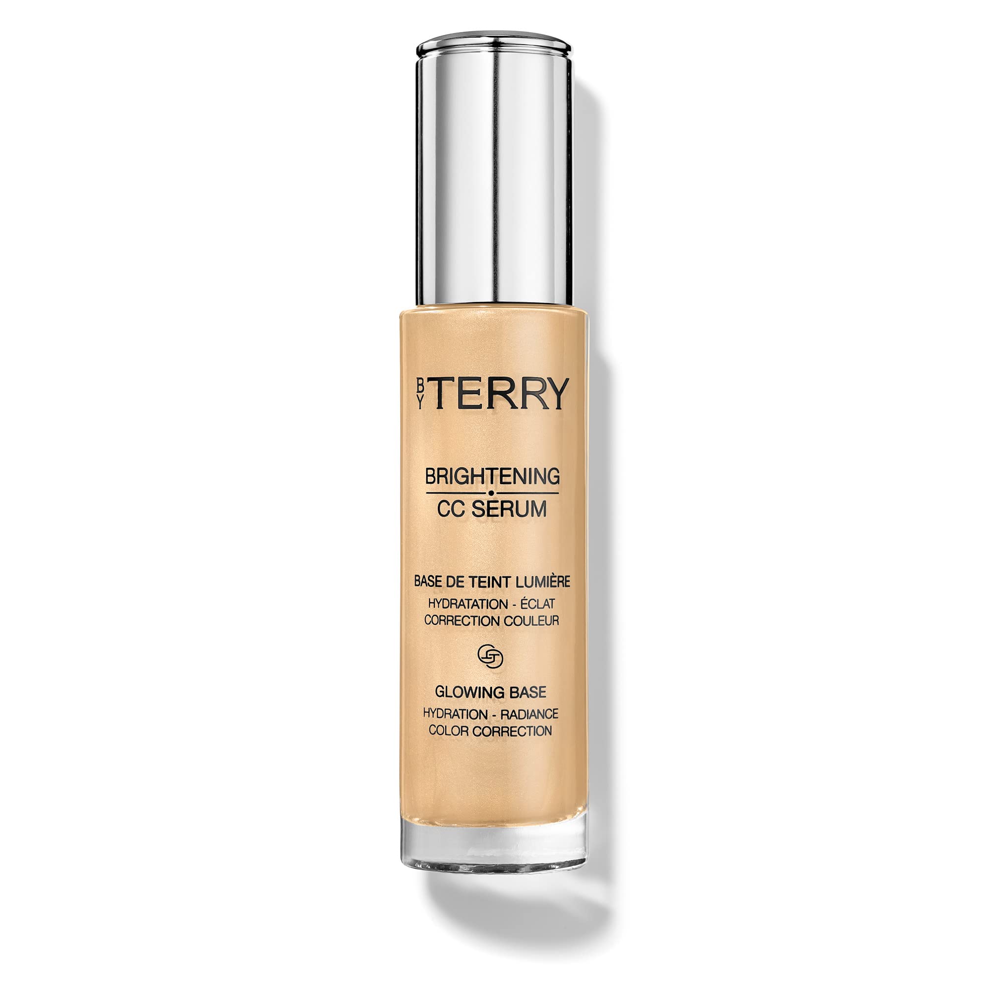 By Terry Brightening CC Serum, Hydrating, Brightening, Illuminating & Color Correcting Skin Primer For Your Face, Apricot Glow, 1 fl oz