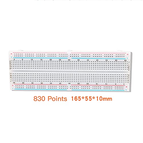 EXONGY Breadboard 830 Point PCB Board MB-102 MB102 Test Develop DIY Kit Nodemcu Raspberri Pi 2 LCD High Frequency 40pin Line (Color : Female to Female30cm)