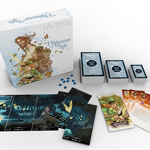 TIME Stories Revolution A Midsummer Night - Immersive Time-Travel Adventure Game, Cooperative Strategy Game for Kids & Adults, Ages 12+, 1-4 Players, 60 Min Playtime, Made by Space Cowboys